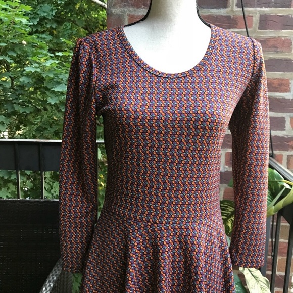 LuLaRoe | Dresses | Lularoe Flare Pleated Dress | Poshmark